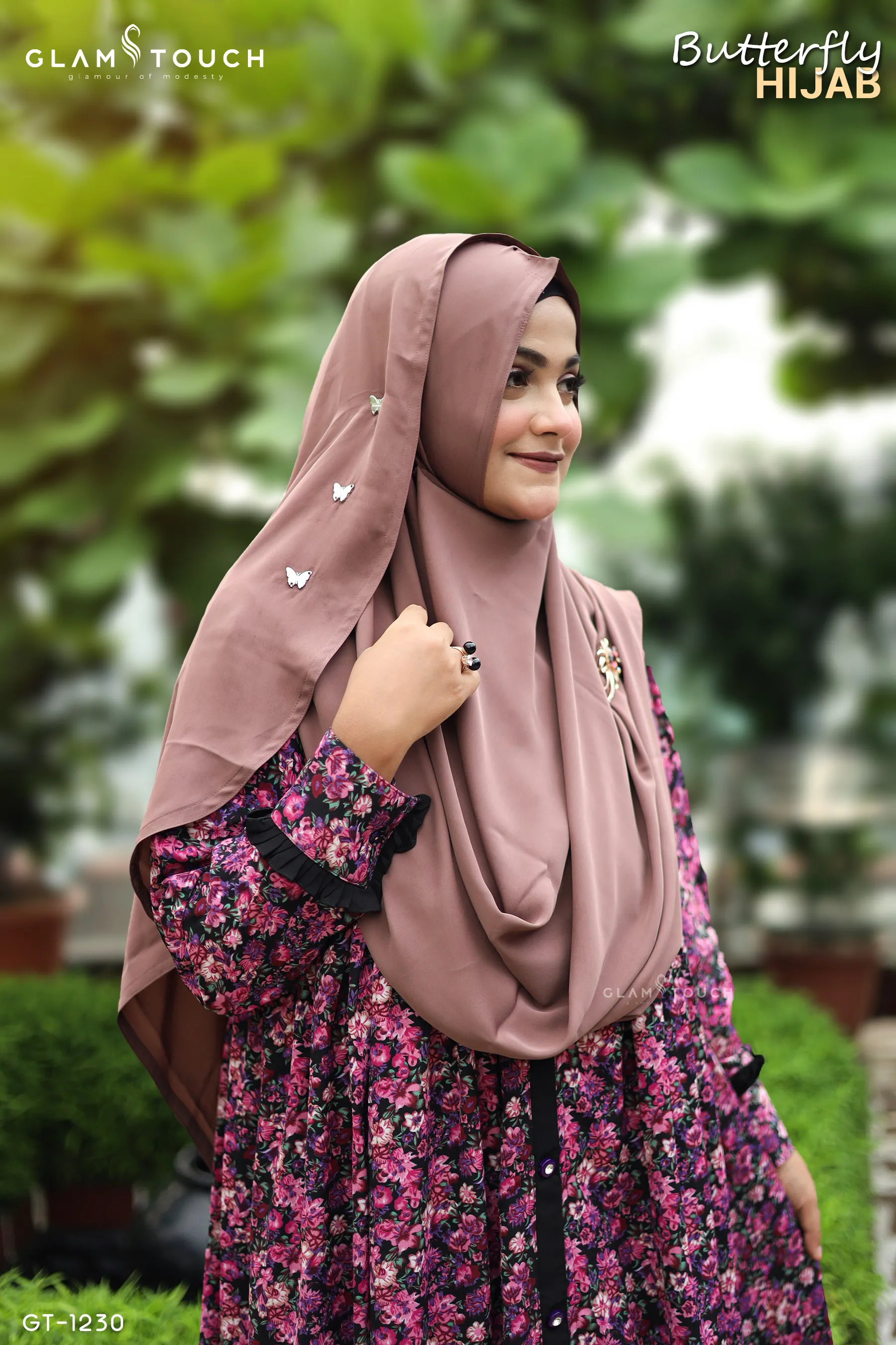 BUTTERFLY-ONE LOOP READY HIJAB | GT-1230