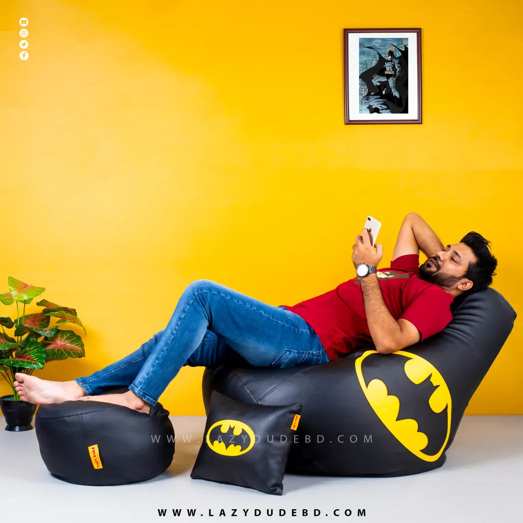 Superhero - Batman Multiple Shaped Beanbag - Black - Premium Edition